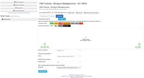 Processing Shotgun Metagenomic Data — Qiita Gnps Workshop 001