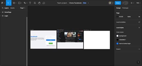 Clone Facebook Figma