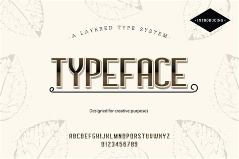 Premium Vector Typeface For Labels And Different Type Designs Premium Vector Typeface For Labels And Different Type Designs