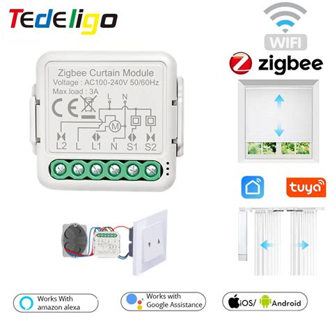 other diy and tools tuya smart zigbee curtains switch roller shutter