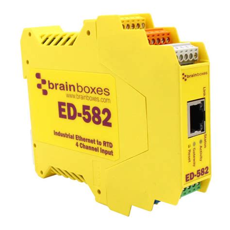 Brainboxes ED 582 Ethernet To 4 Channel RTD Input LN119511 SCAN UK