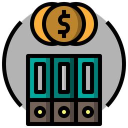 Data Structure Icon Download In Colored Outline Style