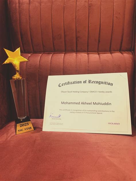 Recognitionmatters Recognitionawards Mohammed Akheel Mohiuddin