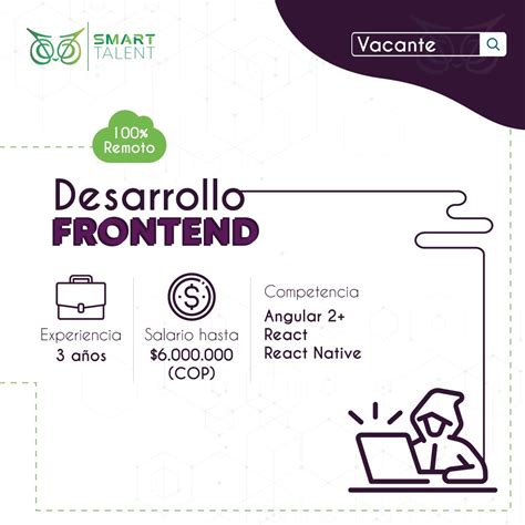 smart talent en linkedin desarrollador frontend frontend código
