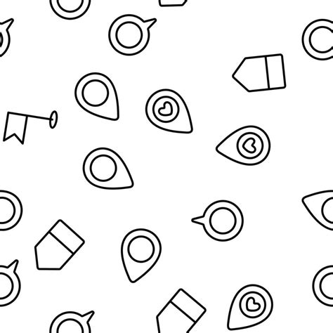 Marker Pointer Gps Map Vector Seamless Pattern 10042648 Vector Art At Vecteezy