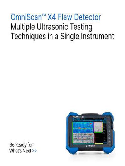 Omniscan™ X4 Flaw Detector 1 Pdf