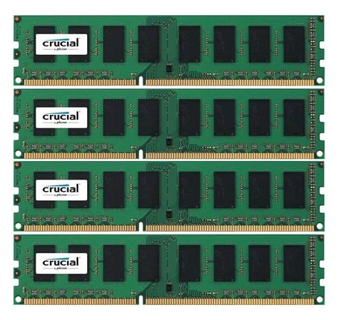 Crucial 32 GB (4x8GB) CT102464BA160B DDR3-1600 PC3-12800U #311169