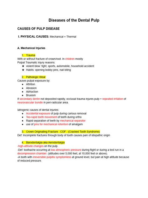 Diseases Of Pulp Operative Pdf Medical Specialties Dentistry
