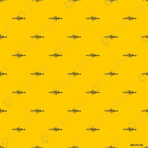 Sound Wave Pattern Vector Stock Vector 6370748 Crushpixel