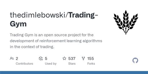 Trading Gym New Deep Learning And Reinforcement Learning Star Count 537 0 R Algoprojects