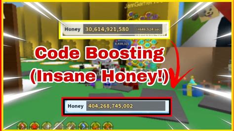 Insane Honey From A Code Bee Swarm Simulator Youtube