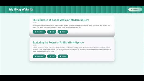 Fizah Musharaf On Linkedin Mernstack Webdevelopment Blogplatform Fullstackdevelopment