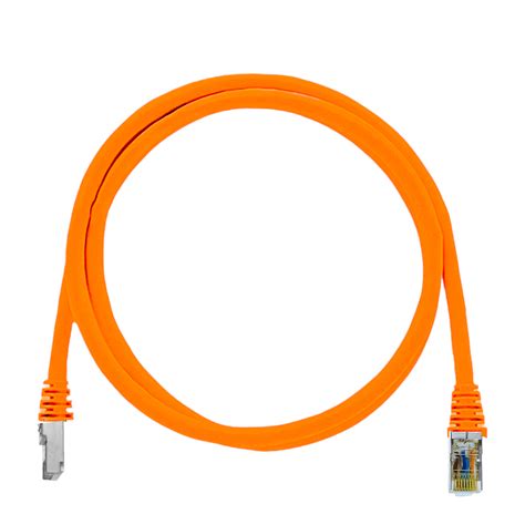 Patch Cord Cat6a 2m Furukawa Gigalan Laranja Blindado 35085500