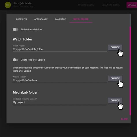 How Do I Set Up A Watch Folder Help Center MediaLab