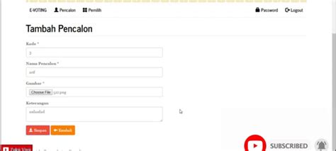 Source Code Aplikasi E Voting Pemilihan Kepala Desa Berbasis Web PHP ID Blog