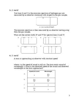 IB DP Physics Question Book C Doppler Effect HL First Teaching