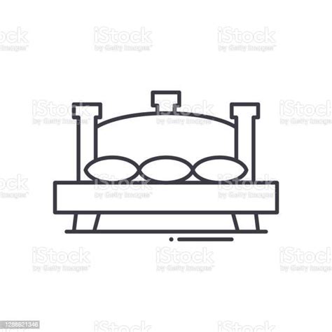 홈 소파 아이콘 선형 절연 일러스트레이션 얇은 선 벡터 웹 디자인 기호 흰색 배경에 편집 가능한 스트로크와 개요 개념 기호 0명에 대한 스톡 벡터 아트 및 기타 이미지