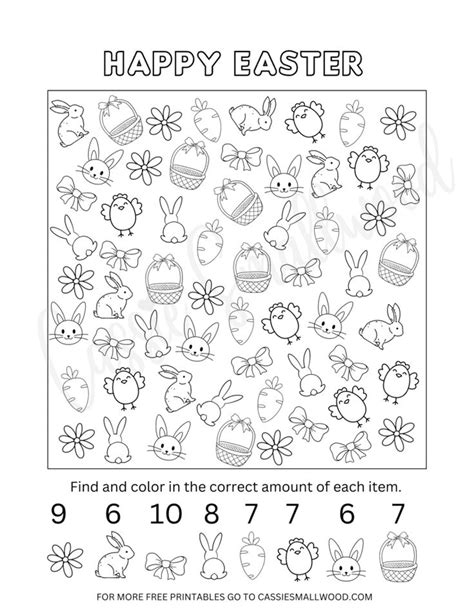 Easter I Spy Free Printables
