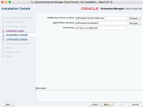 Oracle Enterprise Manager Cloud Control 13c Release 1 13100 Installation On Oracle Linux 6