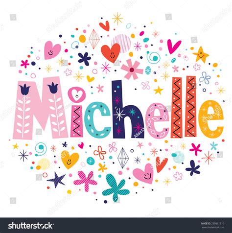 Michelle Name Font