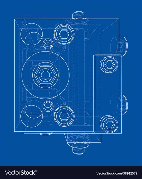 Abstract Industry Object Concept Royalty Free Vector Image