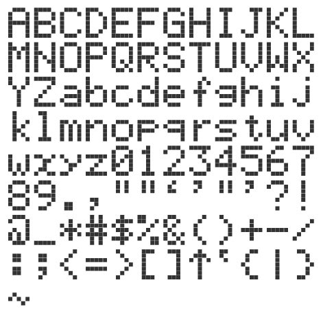 Segment Display Fonts Typeface Passasole