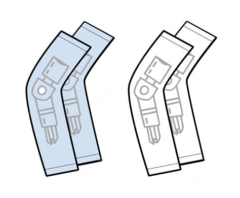 Premium Vector Calf Leg Protection Compression Sleeve Sock Flat