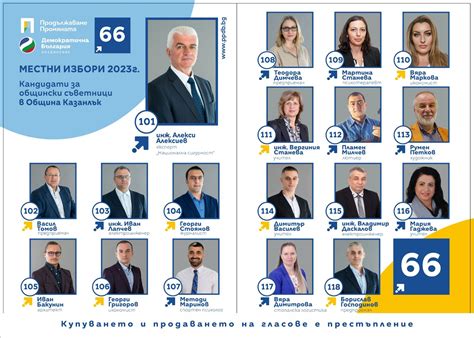 Кандидатите за общински съветници от „ПП ДБ“ „Казанлък е нашият избор“ Новини за Казанлък