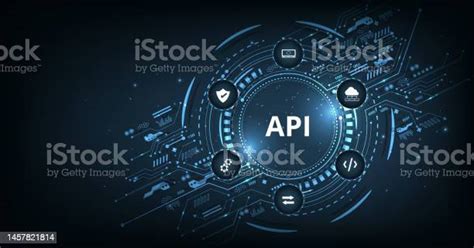 파란색 배경에 Api가 있습니다 낱말에 대한 스톡 벡터 아트 및 기타 이미지 낱말 클라우드 컴퓨팅 3차원 형태 Istock