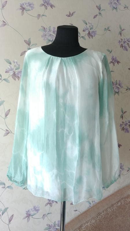 Шовкова італійська блуза градієнт — ціна 190 грн у каталозі Блузи Купити жіночі речі за