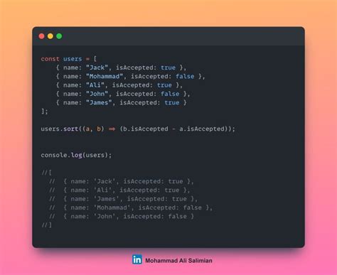 mohammad ali salimian on linkedin javascript frontend