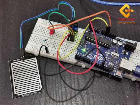 เซ็นเซอร์น้ำฝน ความชื้น วัดระดับน้ำ Rain Sensor Module ขาย Arduino