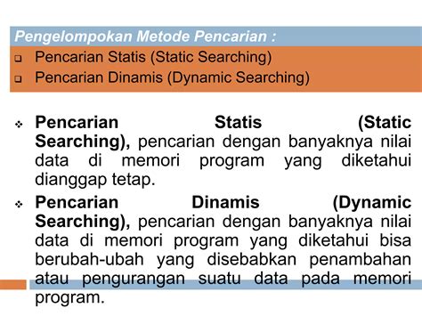 Algoritma Pencarian Searching Algorithm Pptx