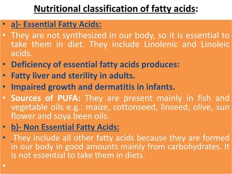 Fatty Acid Classification