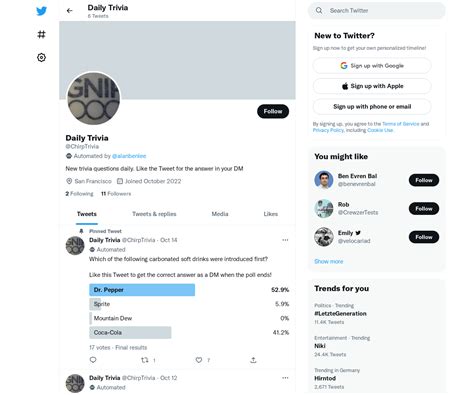 Daily Trivia Botwiki