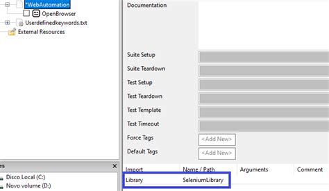 Robotframework Selenium Command Not Displaying Open Browser Robot