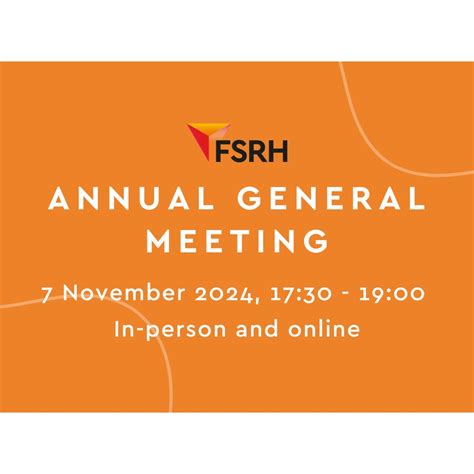 This Autumn Fsrh Members Are Invited To Attend Two Key Meetings The