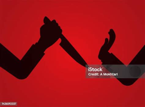 칼로 찌르고 폭행하고 칼에 대한 스톡 벡터 아트 및 기타 이미지 칼 부엌 칼 살인 Istock