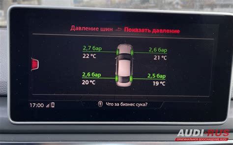 Система контроля давления и температуры в шинах TPMS Audi A5 B9 в ...