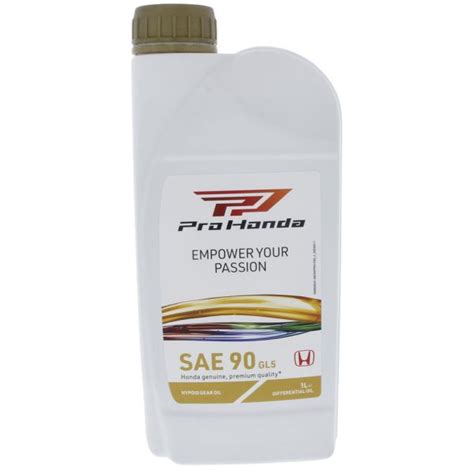 Honda Hypoid Rear Differential Oil Hgo 3 Sae 90 Gl 5 1 Liter For