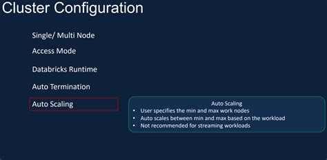 Databricks Clusters Configuration Types And Cost Optimization