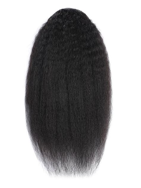 Relaxed Kinky Straight Drawstring Ponytail 100 Human Hair Relaxed Kinky Straight Drawstring Ponytail 100 Human Hair