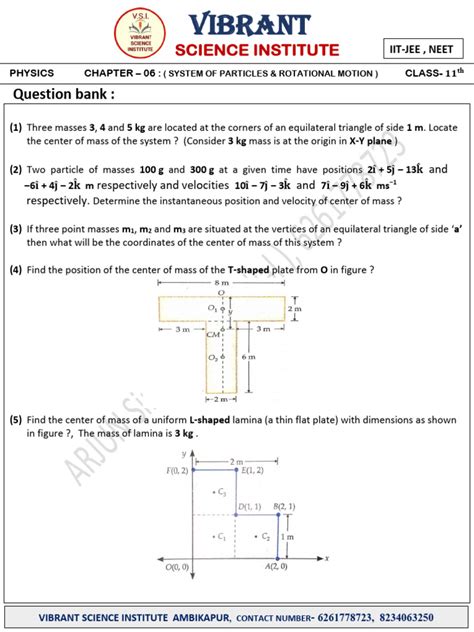 06 System Of Particles And Rotational Motion Pdf Rotation Around A