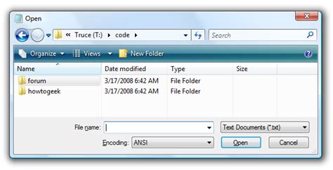 Stupid Geek Tricks Navigate In The File Opensave Dialog With The Keyboard