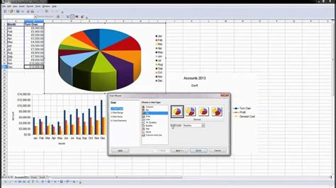 How To Make A Chart Using Open Office Calc Spreadsheet DCP Web Designers Tutorial