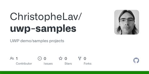 Github Christophelav Uwp Samples Uwp Demo Samples Projects