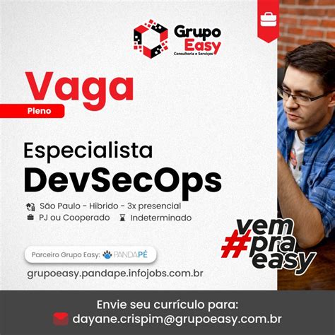 Vagas Vagasti Vempraeasy Oportunidade Devsecops Segurançaemdevops Dayane Cristina O Da