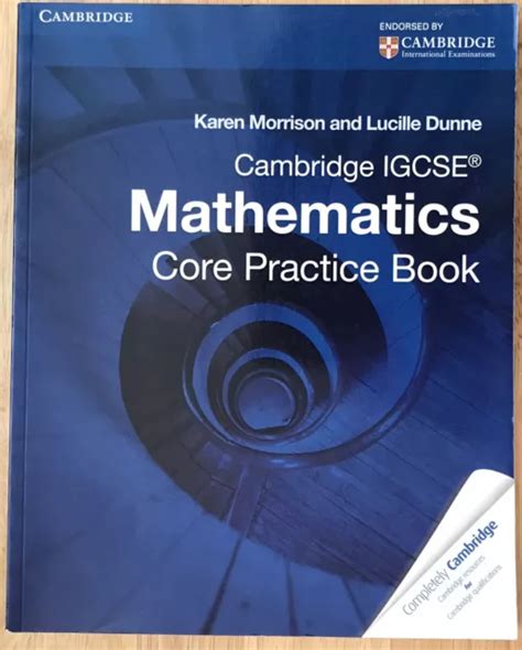 Cambridge Igcse Core Mathematics Practice Book Cambridge International Exams £9 99 Picclick Uk