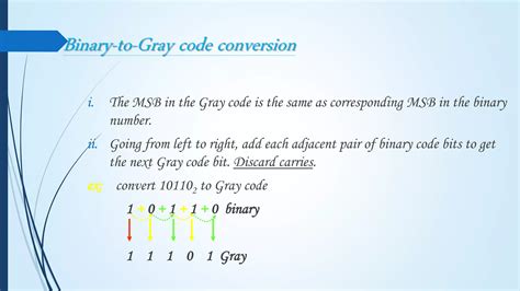Dlc Binary To Gray Code Conversion Ppt Pptx Programming Languages Computing