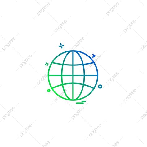 Globe Design Vector Hd PNG Images Globe Icon Design Vector Business Object Element PNG Image